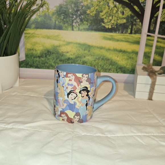 Disney | Dining | Disney Princess Blue Mug | Poshmark